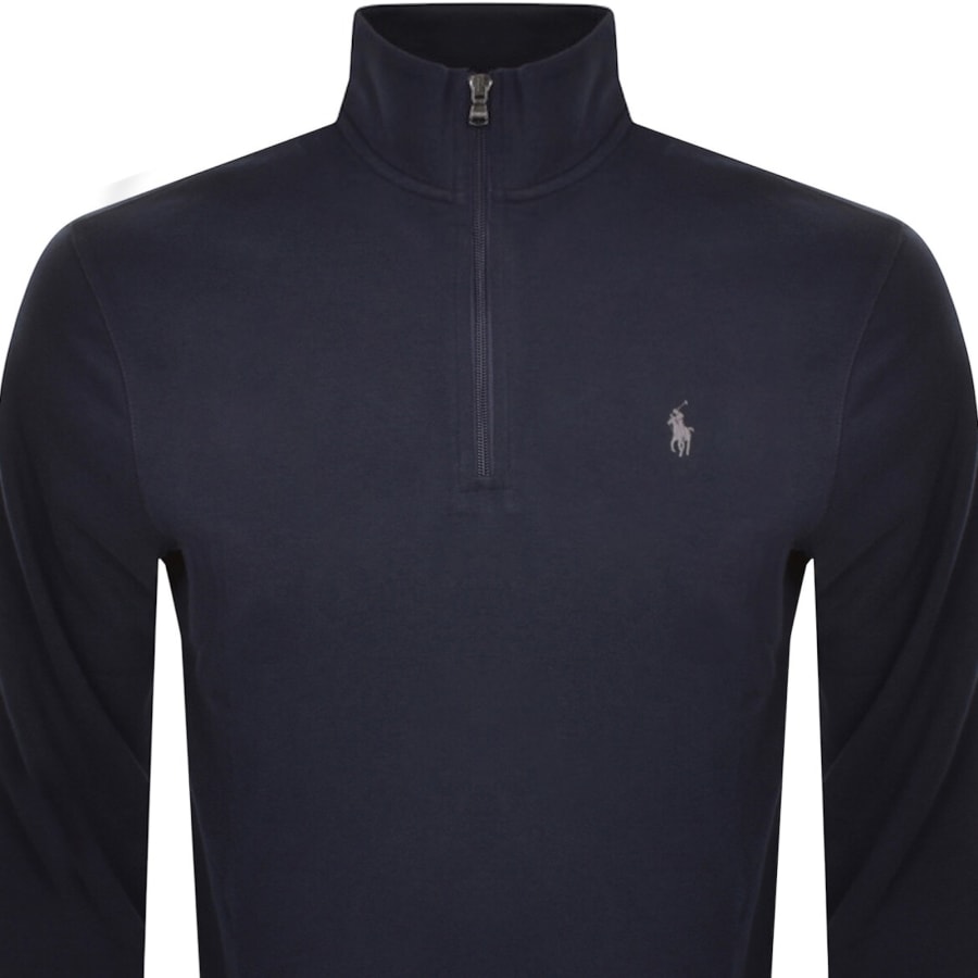 Ralph Lauren Half Zip Sweatshirt Navy | Mainline Menswear